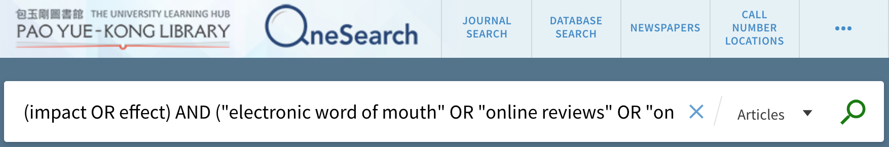 Build a Search Statement - Hotel and Tourism Management - Guides ...