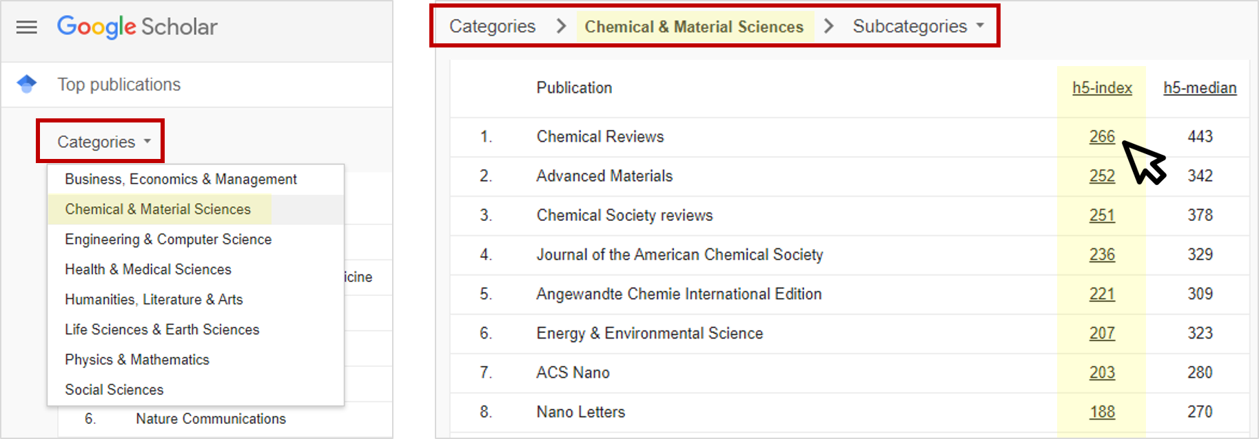 Google Scholar Metrics Journal Impact Guides Tutorials At The Google Scholar Metrics Journal Impact Guides Tutorials At The