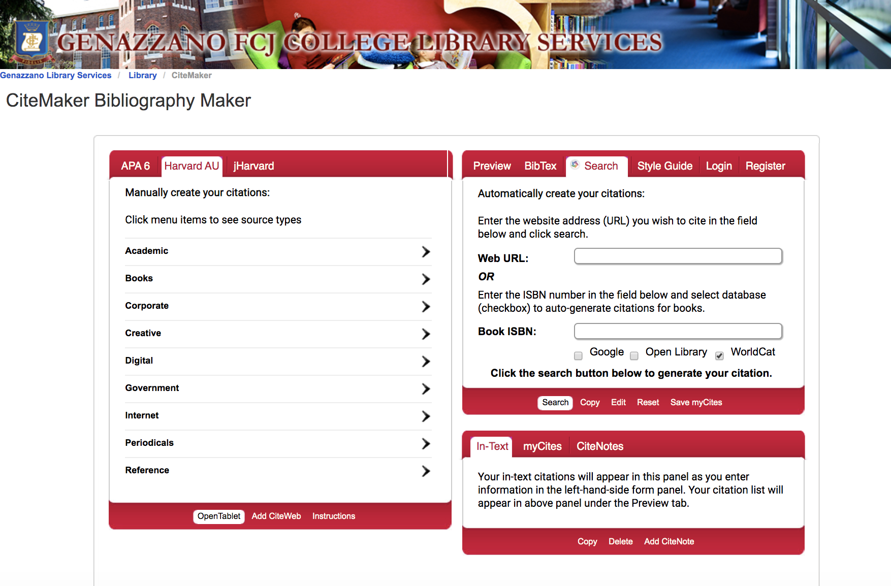Databases - Home - Library at Genazzano FCJ College