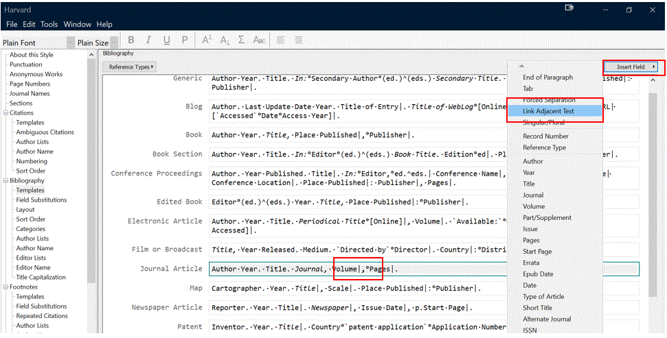 Modify An EndNote Output Style EndNote 20 For Windows Subject And 