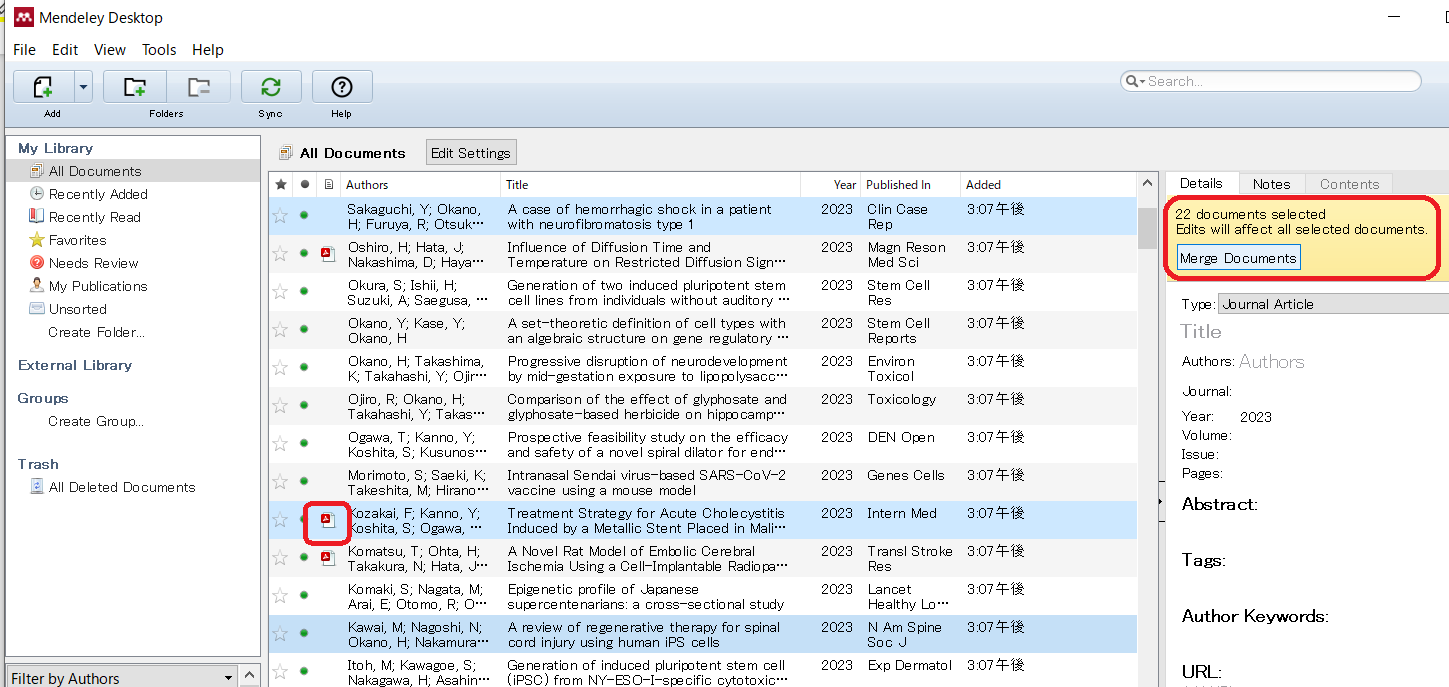 EndNoteからのデータ移行 - Mendeley使い方ガイド - Research NAVI at Keio University ...