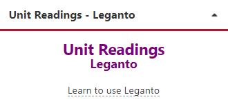 Accessing Leganto - Leganto Reading Lists for Convenors - Subject and ...