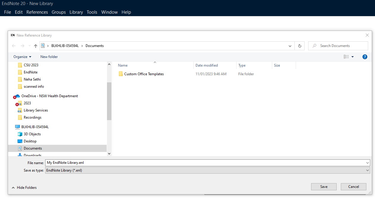 Get started - EndNote 21 - How-to - Guides at Western Sydney Local ...