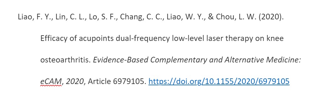 Referencing - Chinese Medicine - LibGuides at Endeavour College of ...