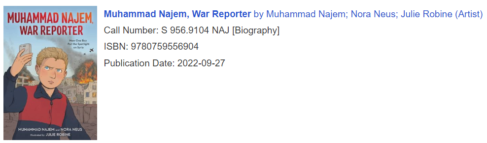 Biography - Rampant Reading - LibGuides at Redlands College