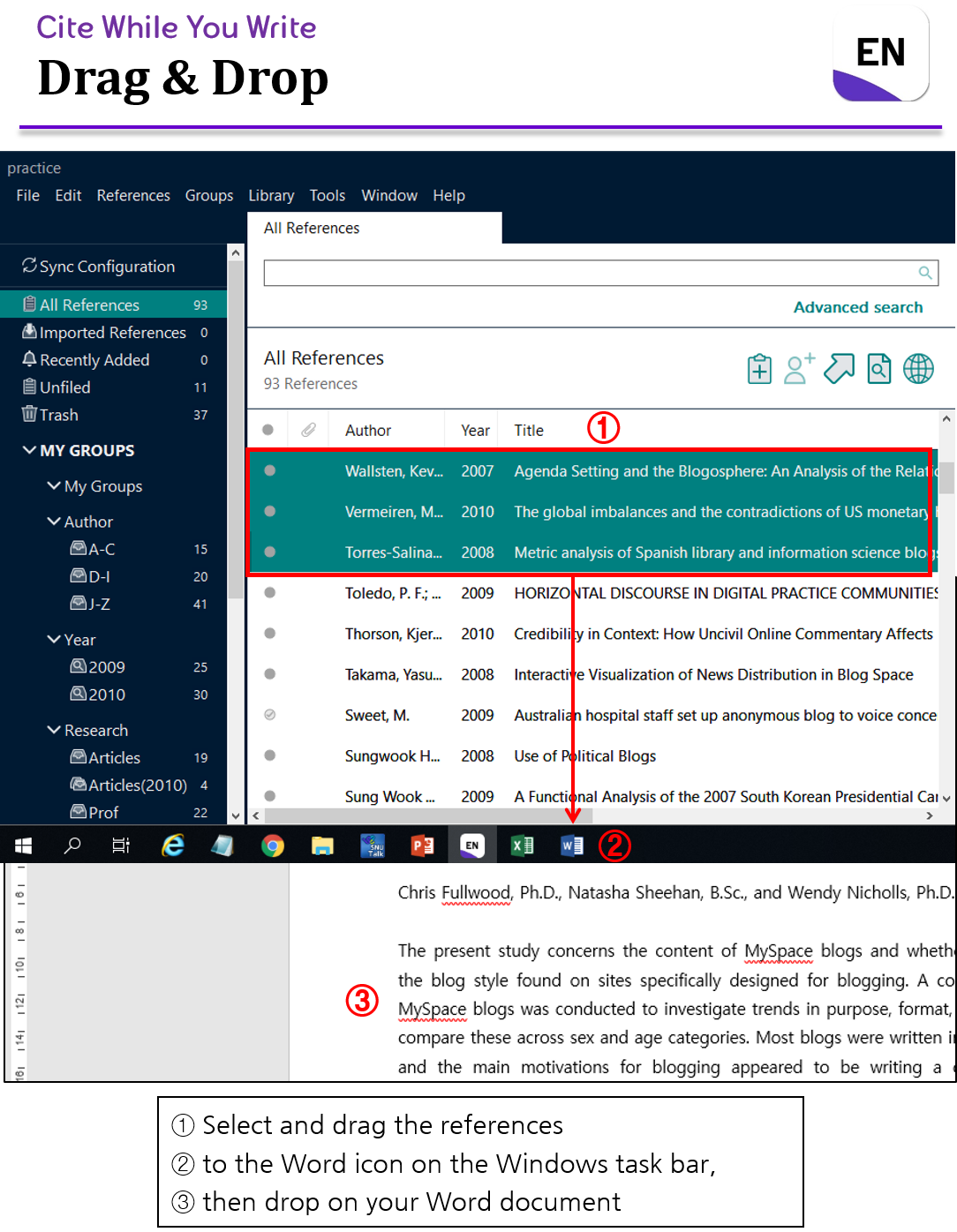 Insert In Text Citations EndNote In English SNUL Research Guides At 