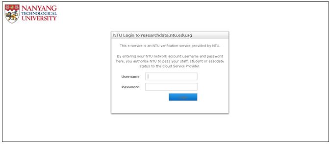 Institutional Log In - DR-NTU (Data) User Guides and Policies ...