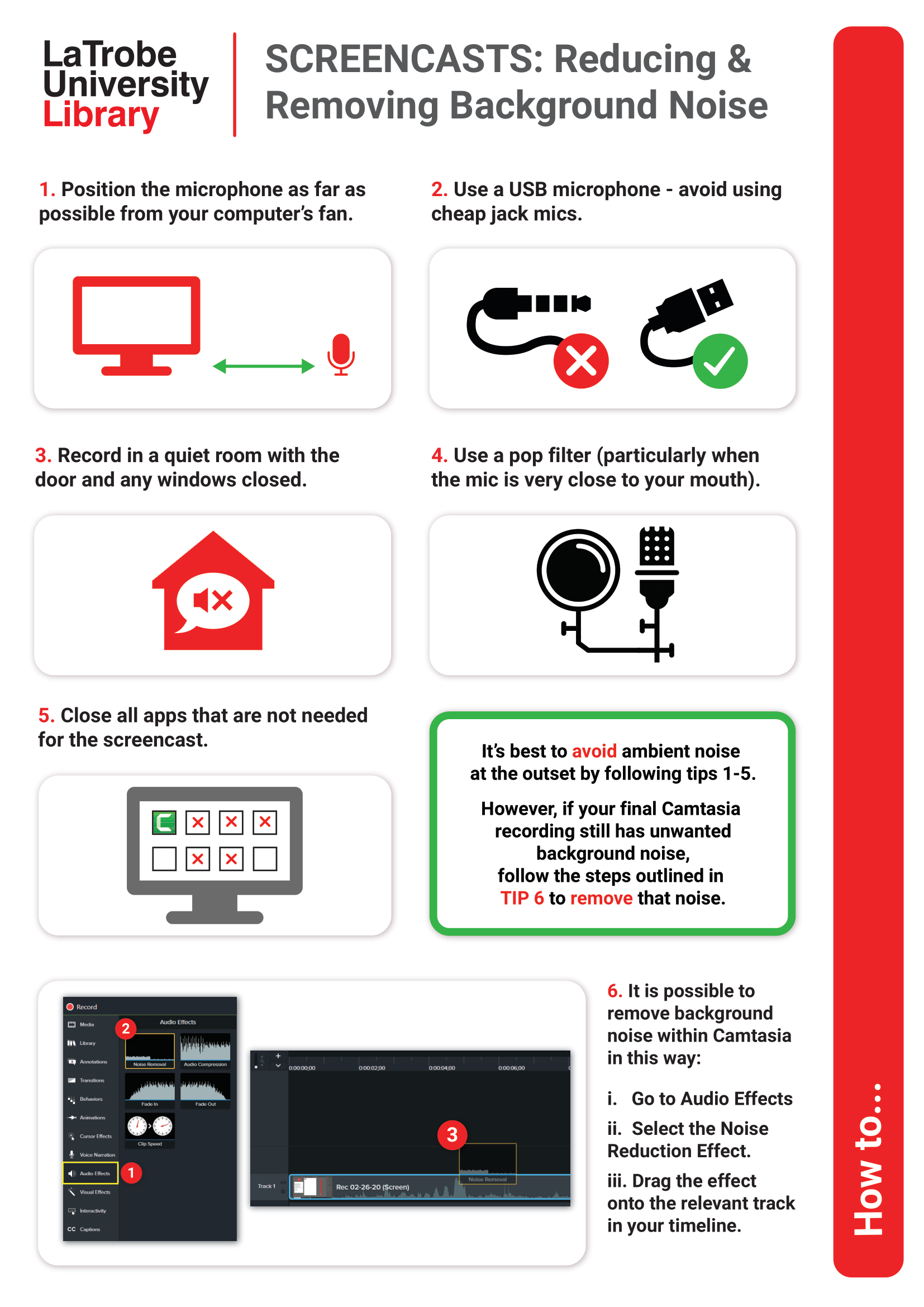 Recording audio - Video and audio production - Expert help guides at La ...