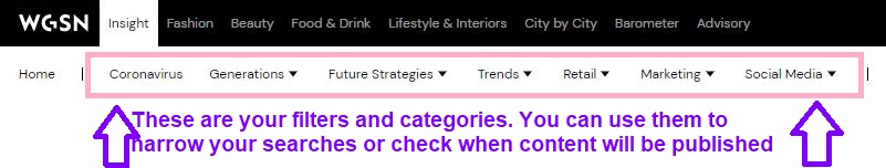 Navigating WGSN sites - WGSN - LibGuides at Holmesglen
