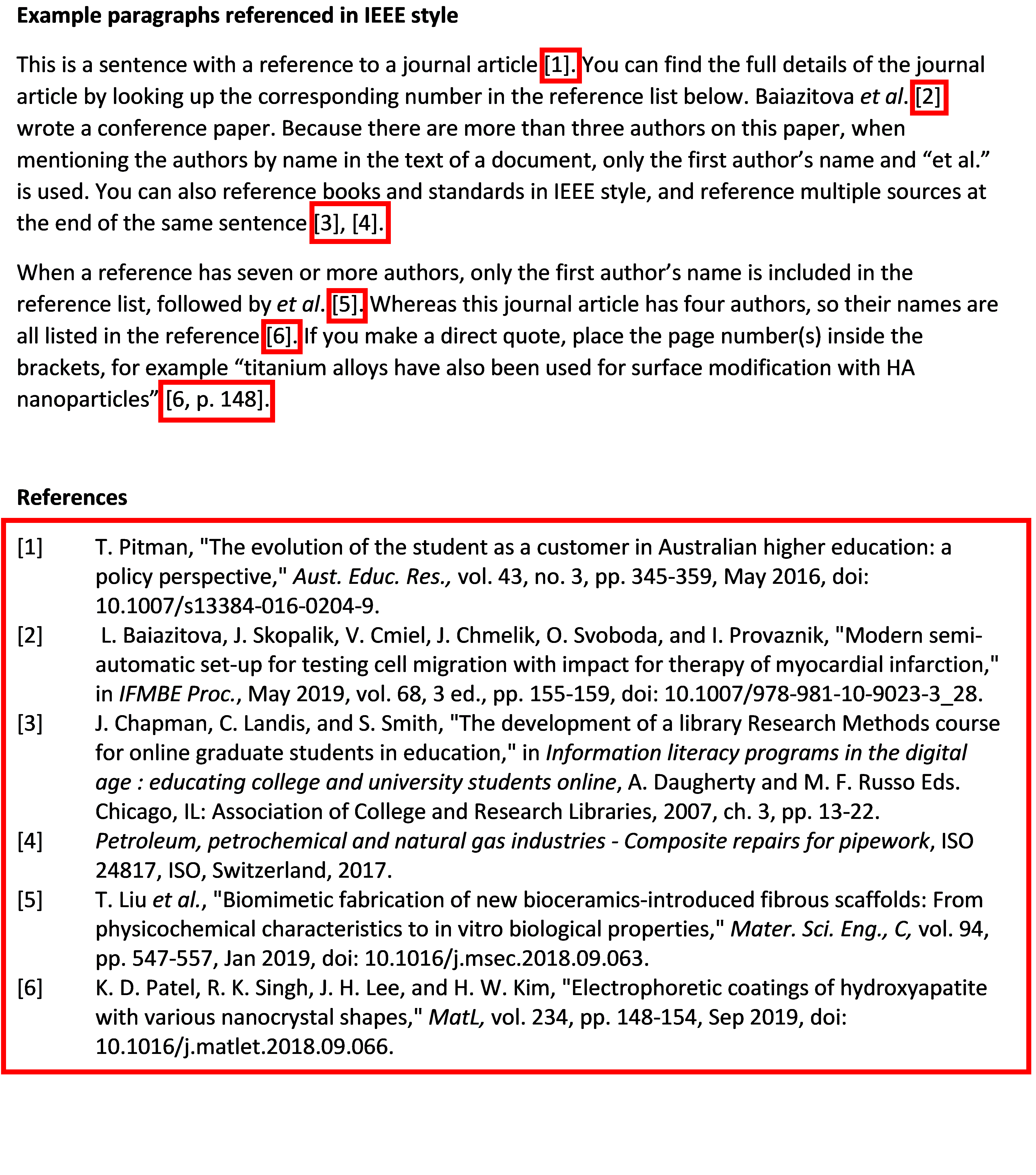 IEEE Example Text Referencing Style IEEE Guides At University Of Western Australia