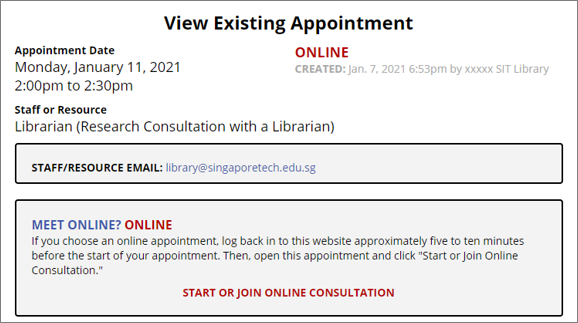How to book and attend a research consultation appointment? - LibHelp