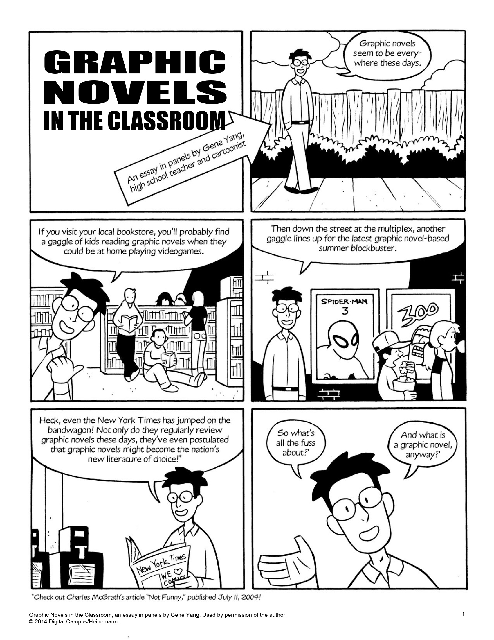 Why teach graphic novels - American Born Chinese | An ISU Common Book ...