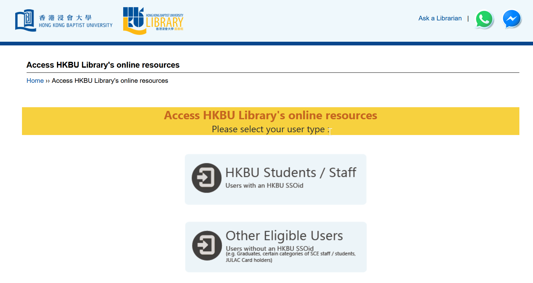 From Publisher Website - Accessing e-resources @ HKBU Library ...