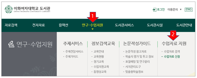 Home - 수업자료 지원 서비스 Course Reserves - LibGuides at Ewha Womans University