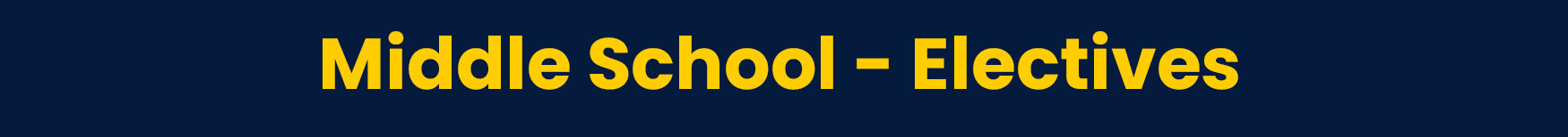 Middle School - Electives - Carey Celebrates Literature 2024 ...