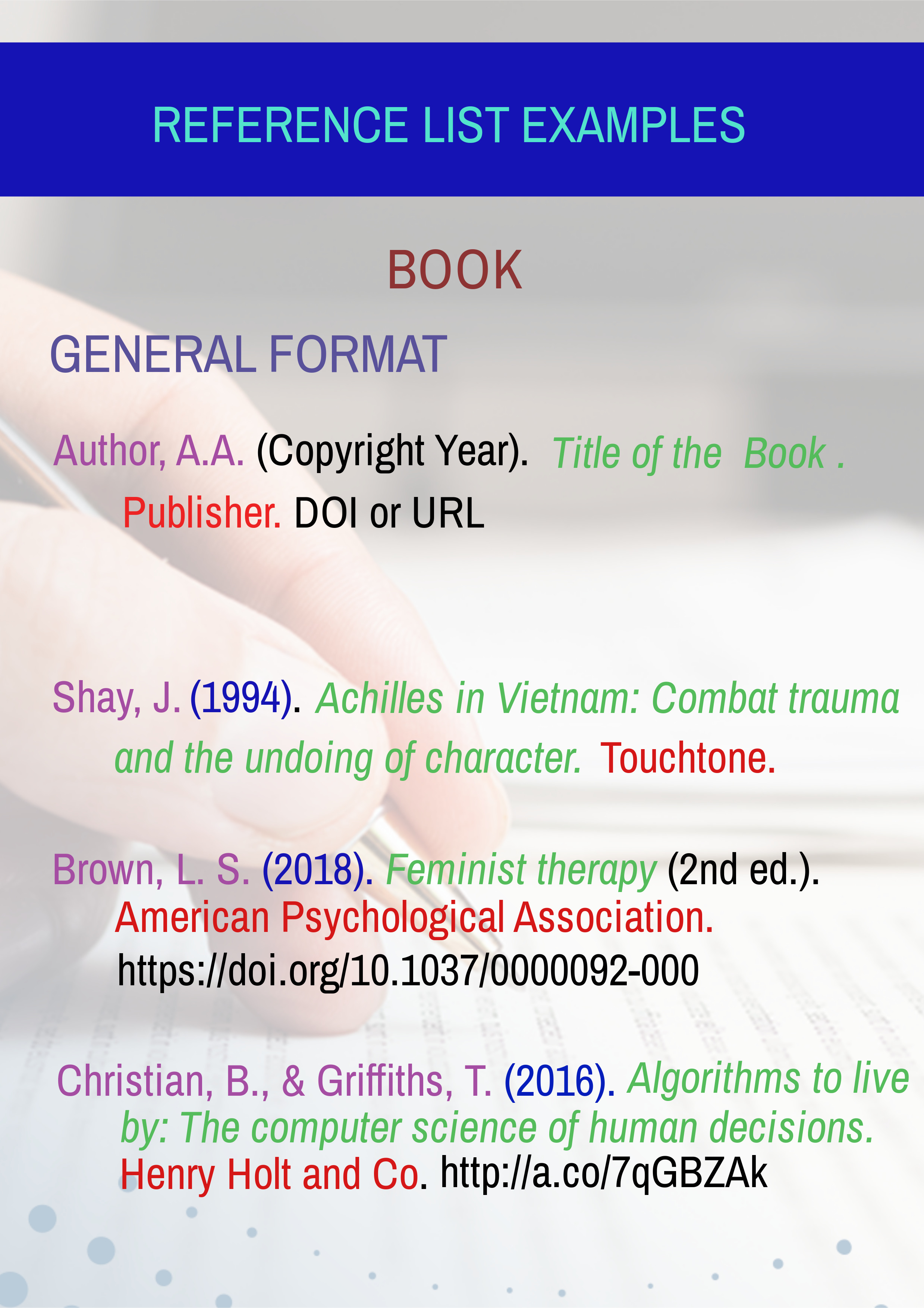 APA APA Citation Style 7th Edition All Guides At Universiti Utara Malaysia