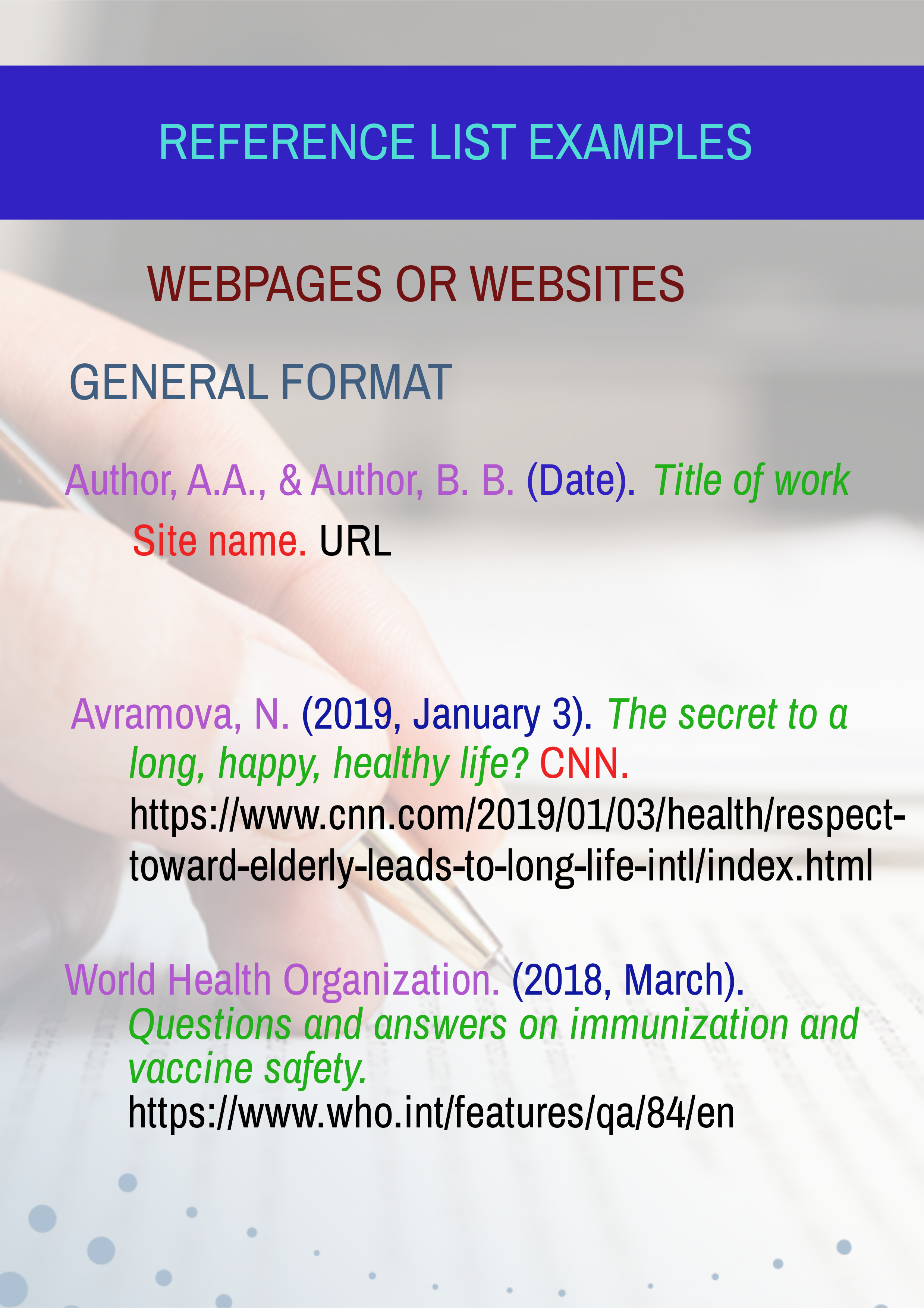 Apa 7th Edition Reference Page Hohpapolitical