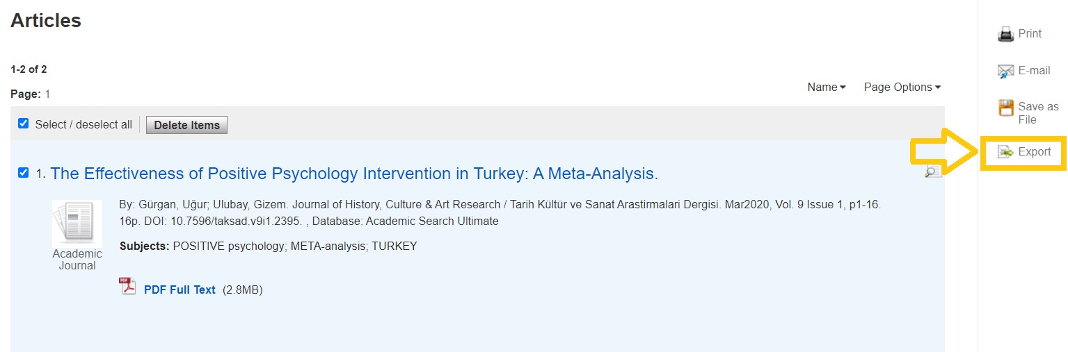 Step 2: Importing References to RefWorks - RefWorks (Citation ...