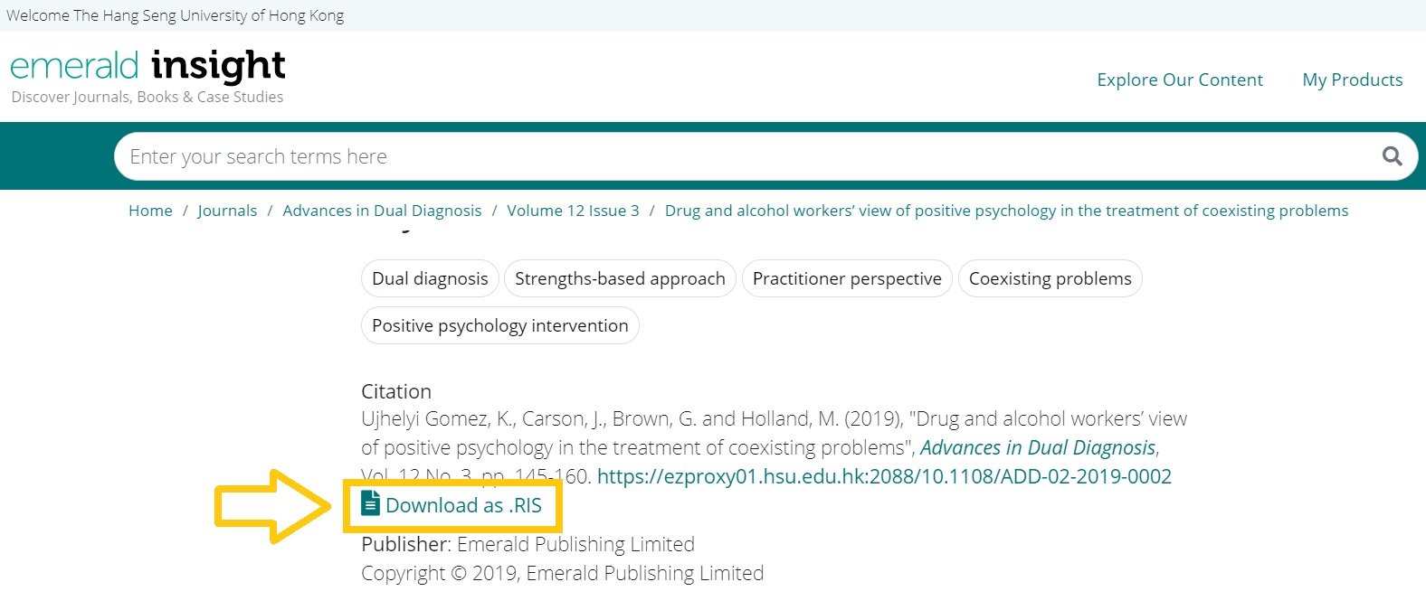 Step 2: Importing References to RefWorks - RefWorks (Citation ...
