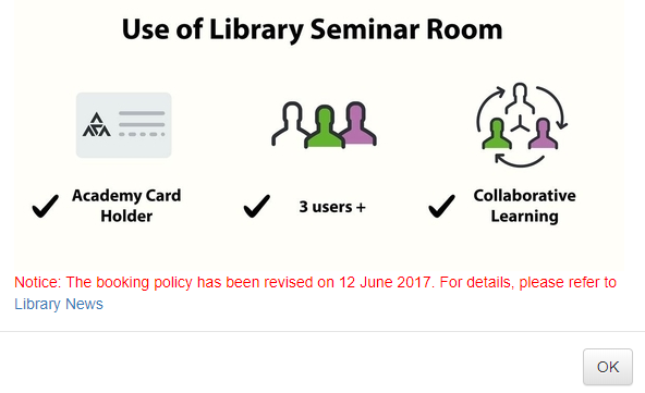 Booking Procedures - Seminar Room Booking System - Library Guides at ...