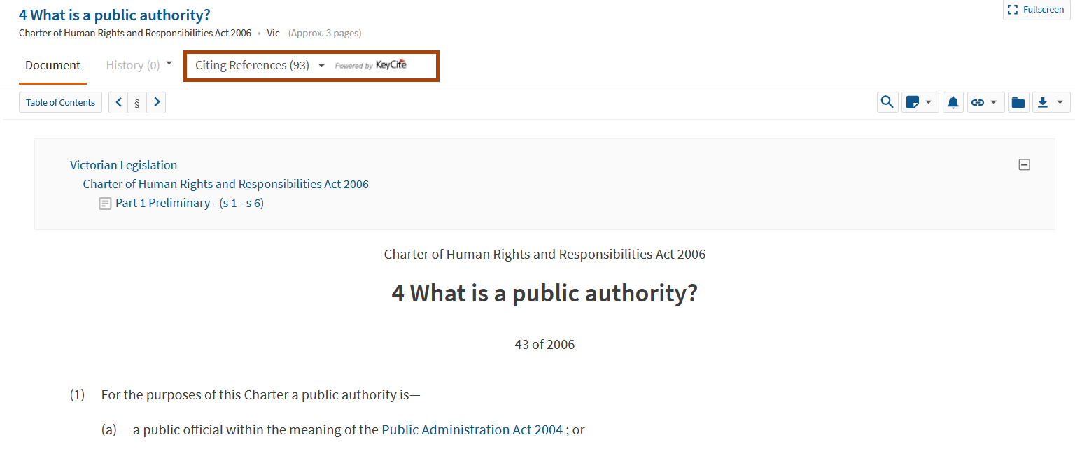 Researching Acts using Westlaw Australia - Researching Legislation ...