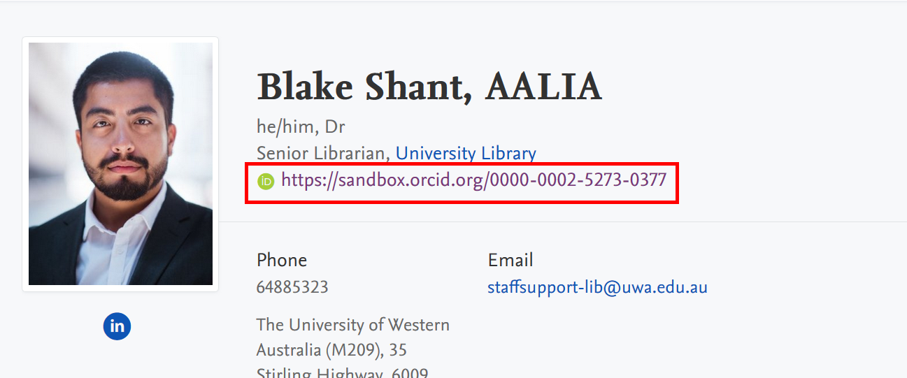 Connect your ORCID iD - UWA Profiles and Research Repository Support ...