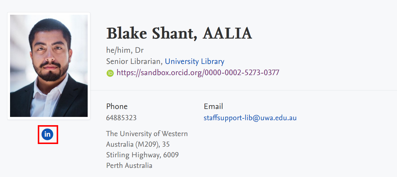 Scopus ID and profile links - UWA Profiles and Research Repository ...