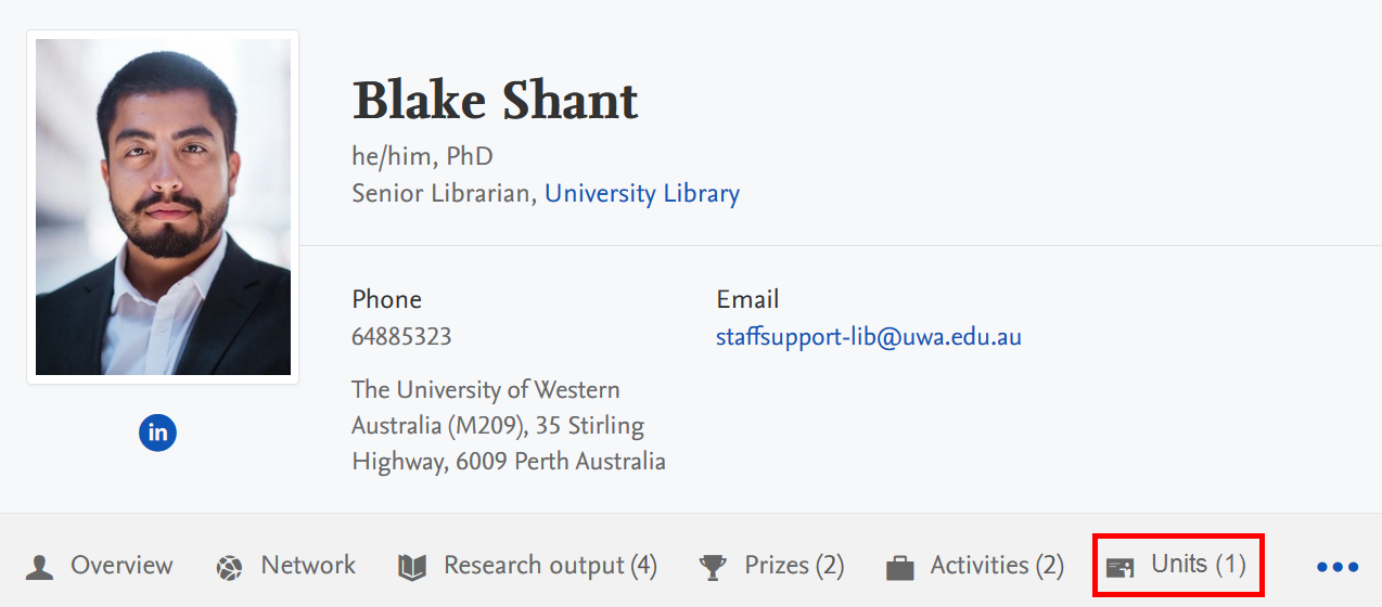 Teaching units - UWA Profiles and Research Repository Support - Library ...