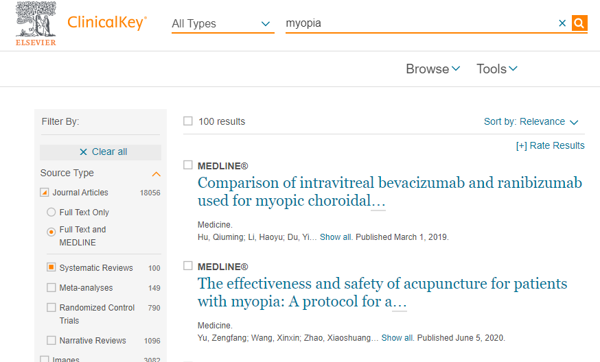 How to search ClinicalKey? - ClinicalKey Physician - LibGuides at Vin ...