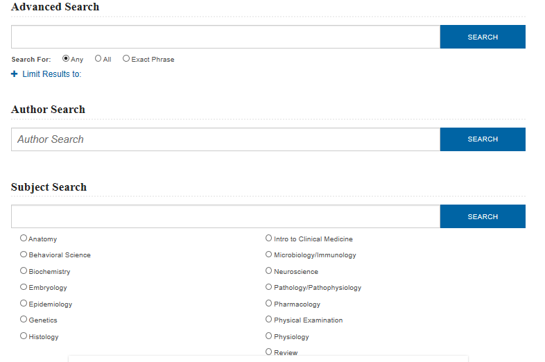 Search the Health Library - Premium Basic Science Health Library ...