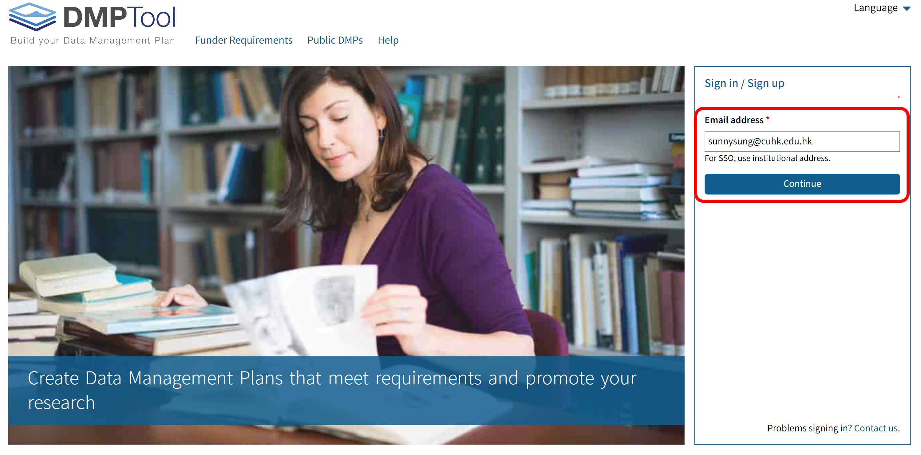 Create a DMPTool Account - Data Management Plan - LibGuides at The ...