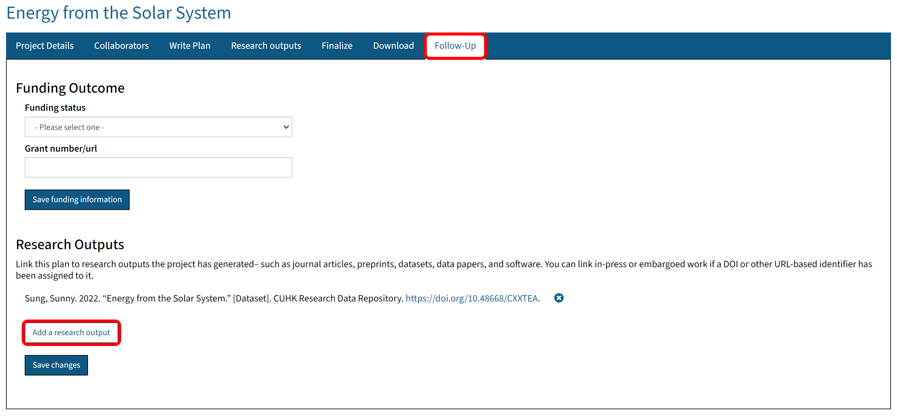 Create a DMP - Data Management Plan - LibGuides at The Chinese ...