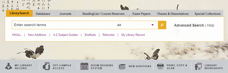 Introduction - How to use LibrarySearch - LibGuides at The Chinese ...