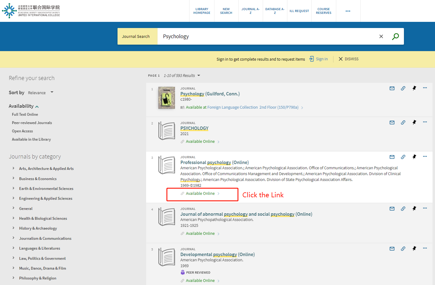Magazines/E-Journals - Library Guide for Applied Psychology - LibGuides at United International ...