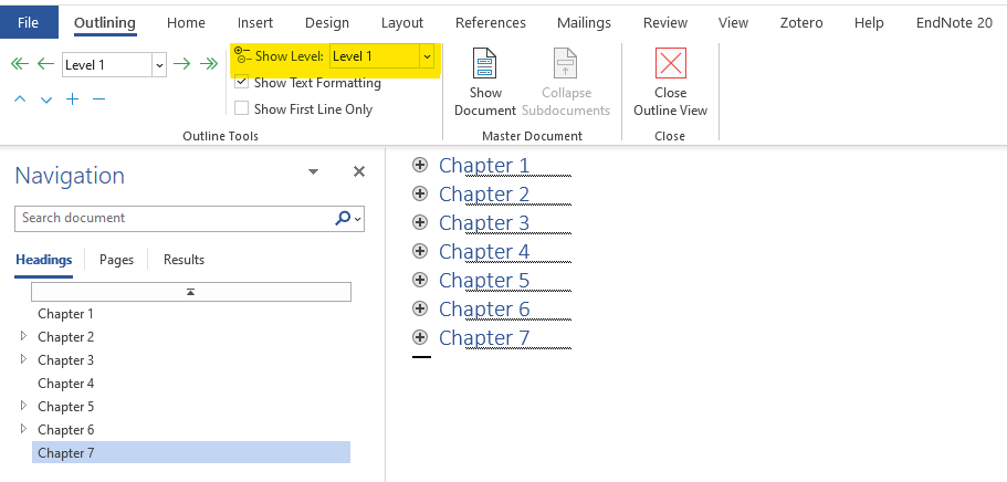 Multiple Table Of Contents Thesis Formatting Library Guides At James Cook University