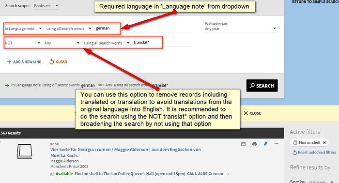 Get started - Finding items in languages other than English - Research ...