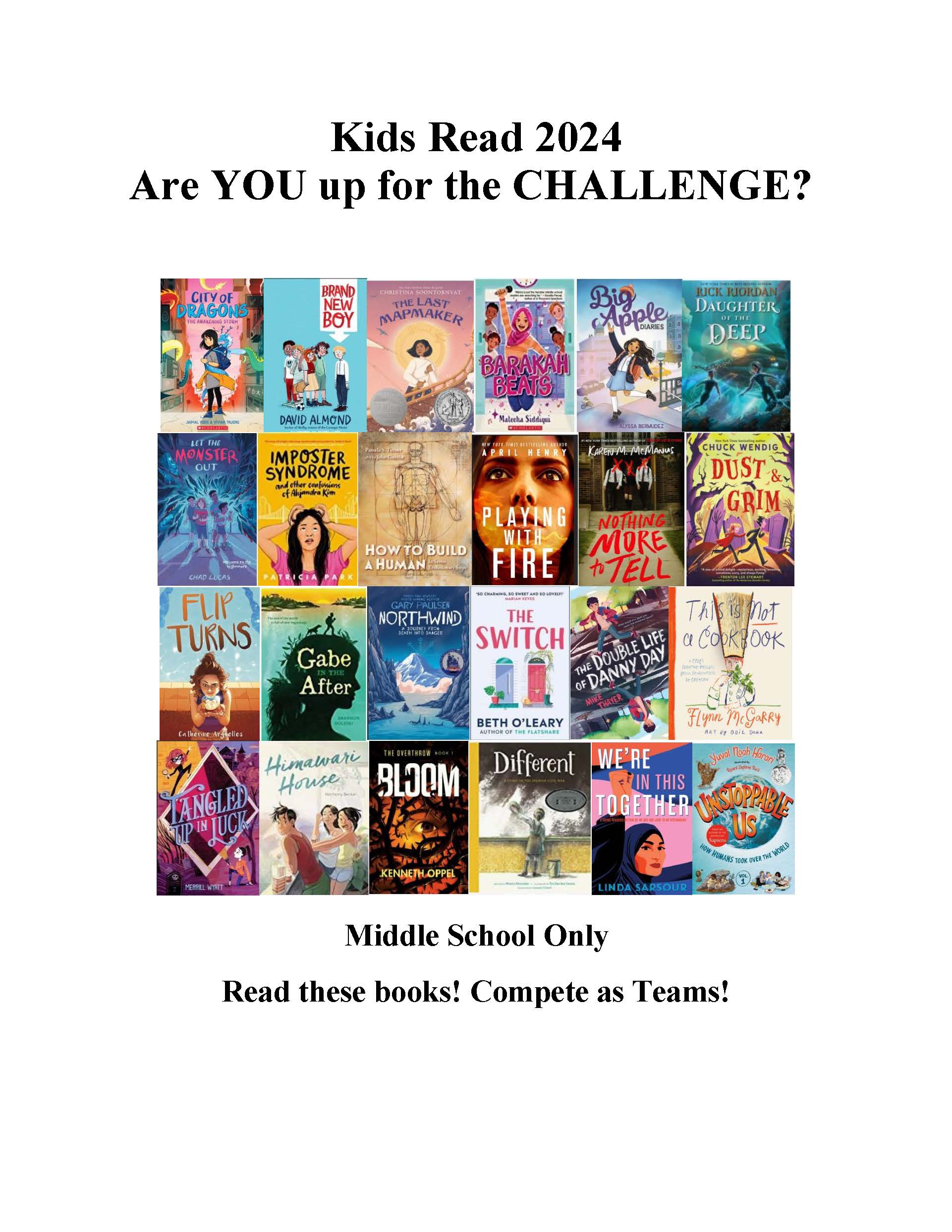 Kids Read Competition - Middle School - LibGuides at Tsinghua ...