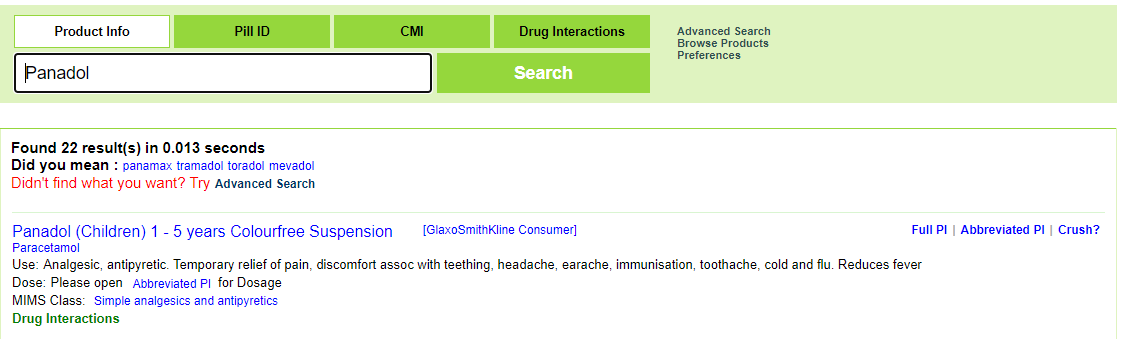 User Guide - MIMS Online User Guide - Clinical Guides at Monash Health