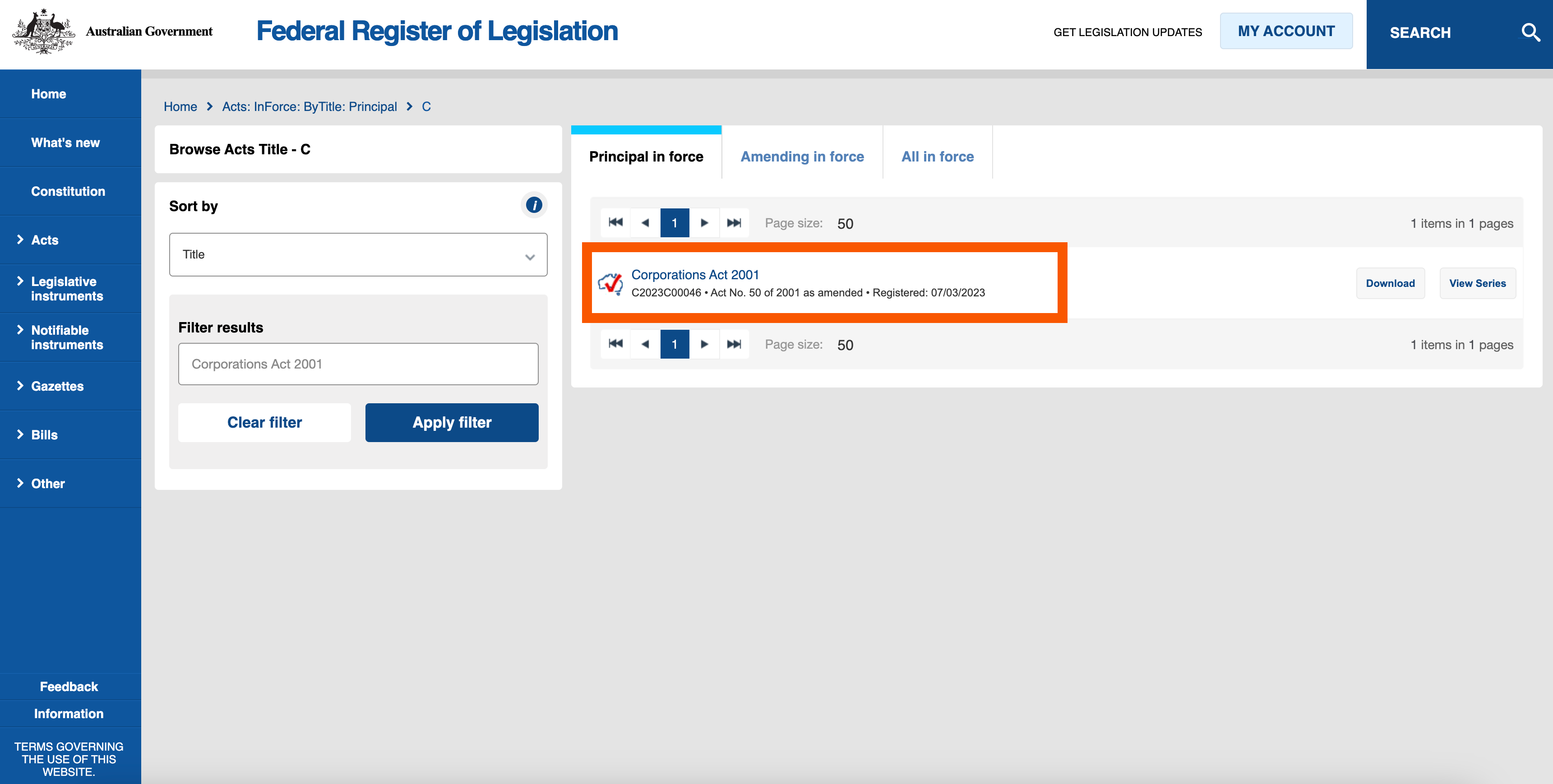 Finding Official Versions of Acts - Researching Legislation - LibGuides at Deakin University