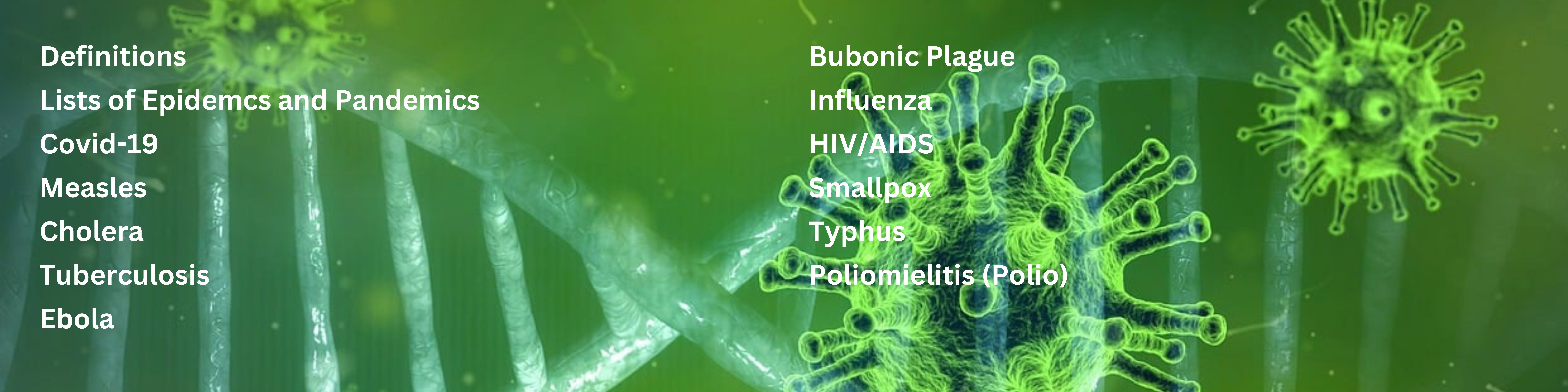 Epidemics and pandemics - Health and Disease - LibGuides at NIST ...