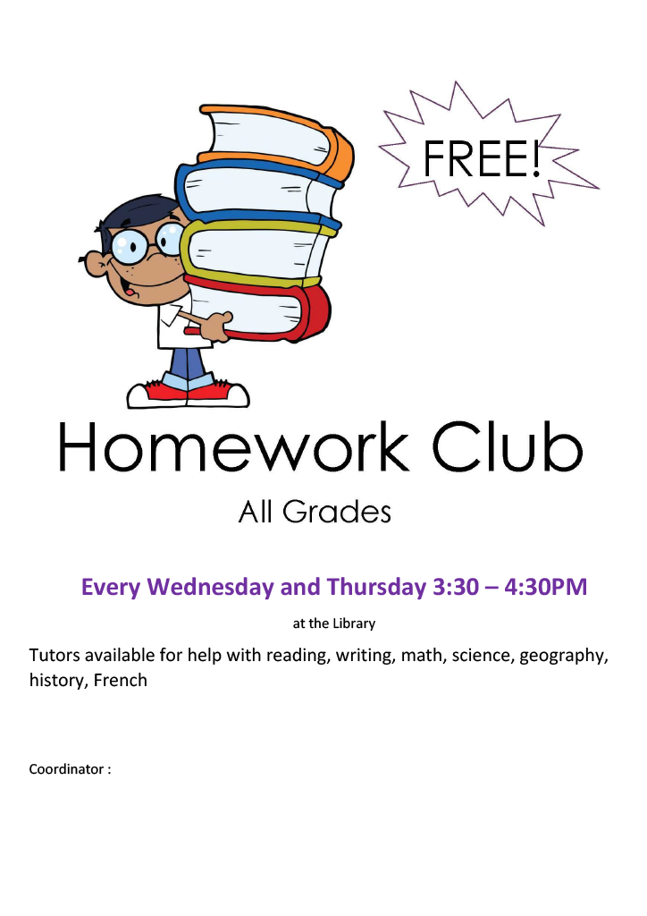 CLUBS - Library - LibGuides at Norwood Secondary College