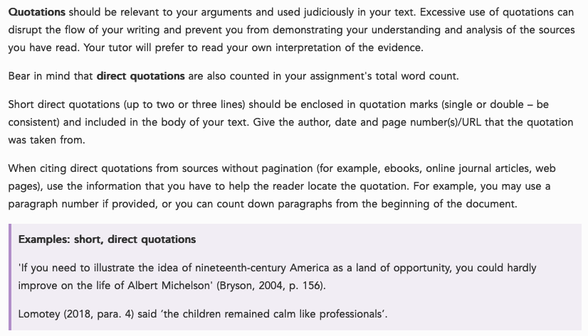 Referencing & Formatting - Extended Essay - LibGuides at Yew Chung ...