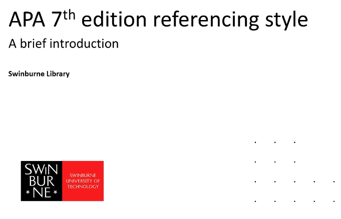 Referencing & Formatting - Extended Essay - LibGuides at Yew Chung ...