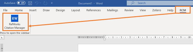 Step 4B: Creating a Bibliography in Microsoft Word - RefWorks (Citation ...