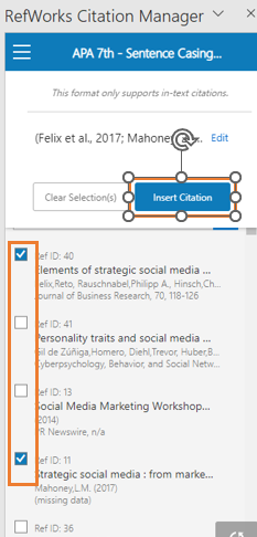 Step 4B: Creating a Bibliography in Microsoft Word - RefWorks (Citation ...