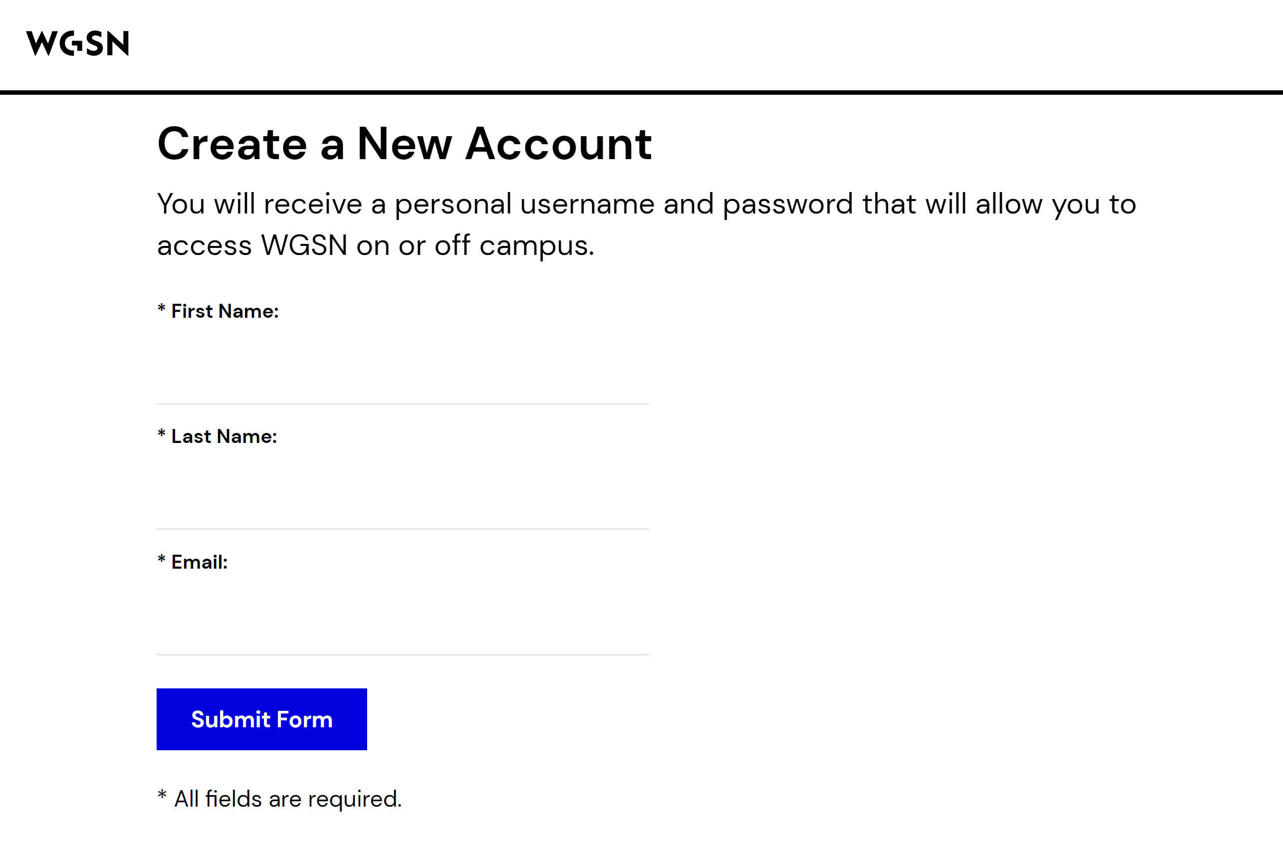 Create your account - WGSN - Getting started - LibGuides at Nanyang ...