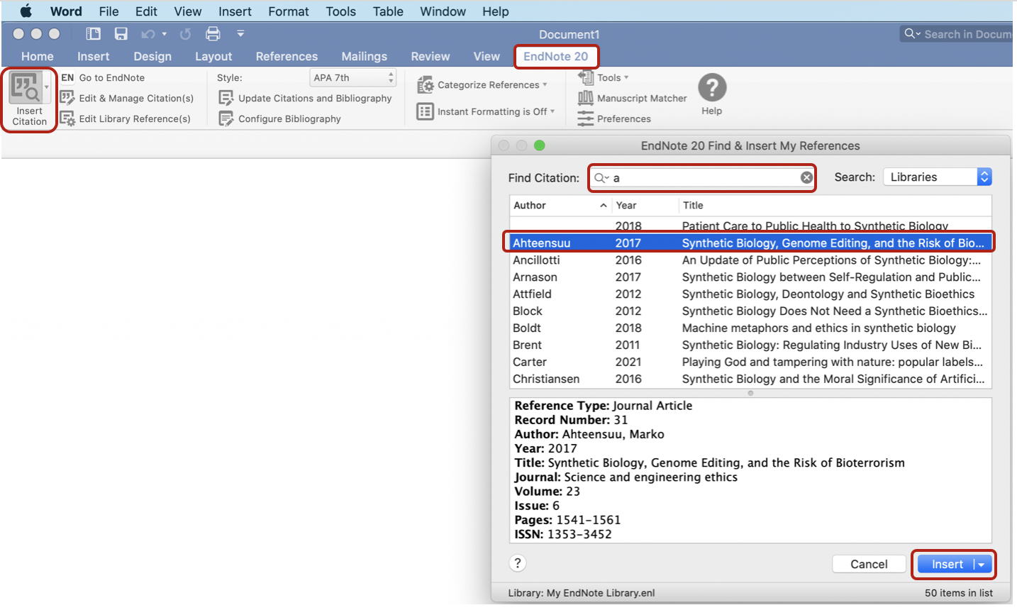 How Do I Get Endnote Toolbar In Word For Mac Anibap