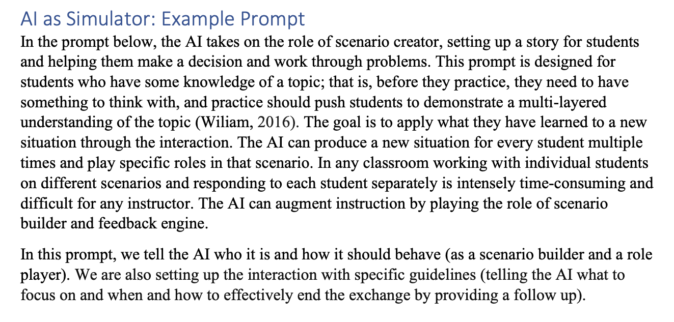 AI 7 approaches for students with prompts - AI for educators ...