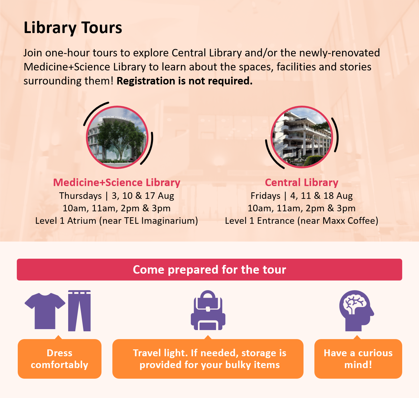 Tours - Library Essentials - LibGuides at National University of Singapore