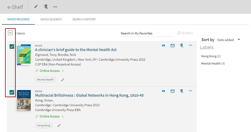Managing Your E-Shelf 管理我的書架 - Welcome to our new E-Library systems 認識新 ...